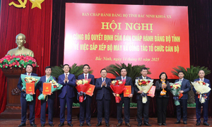 Bắc Ninh bổ nhiệm 4 giám đốc sở sau sắp xếp